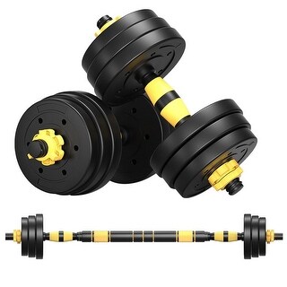 Adjustable Weights Dumbbells Set Free Weights Set With Connecting Rod ...