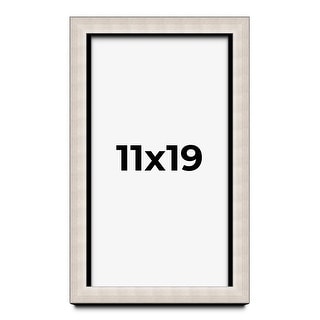 11x19 Shadow Box Frame Silver Real Wood Contemporary Shadowbox Display ...