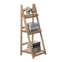 Natural Wooden Rustic Three Tier Three Size Shelves Display - Bed Bath ...