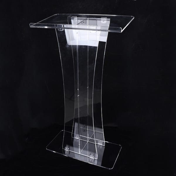 Acrylic Podium Stand Portable Lectern Pulpits for Churches - Bed Bath ...