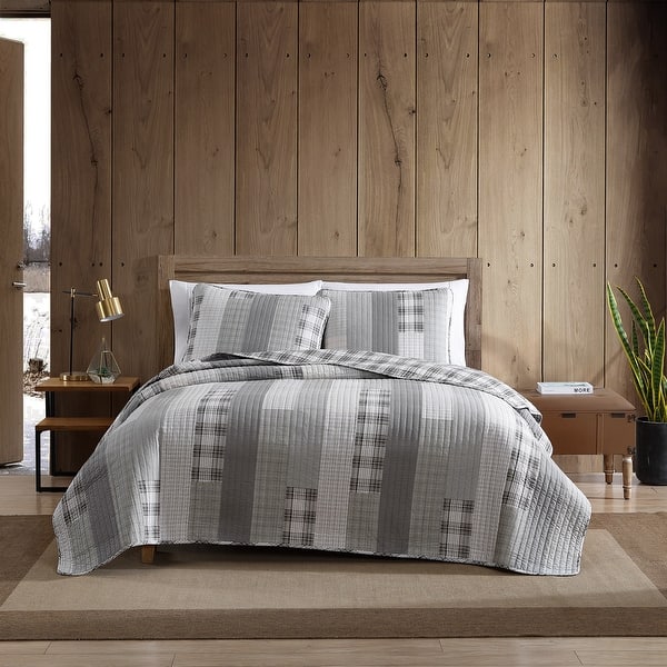 gray gingham duvet