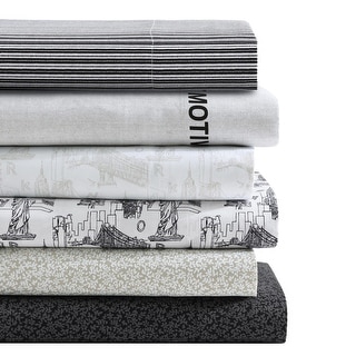 Kenneth Cole Printed Cozy Bonus Sheet Sets - Bed Bath & Beyond - 41030195