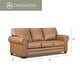 American Furniture Classics Vegan Leather Rolled Arm Sleeper Sofa - Bed ...