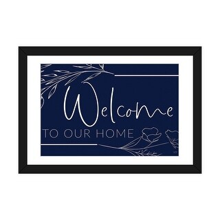 iCanvas "Welcome To Our Home" by Lux Me Designs - Bed Bath & Beyond ...