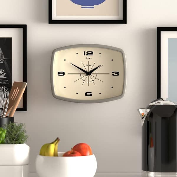 Movie Retro Wall Clock - Square Clock - Rectangular Clock - Kitchen ...