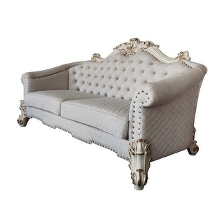 Casada Two Tone Ivory and Antique Pearl Sofa - Bed Bath & Beyond - 39867506