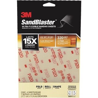 3M 320G Flexible Sandpaper 28320SB-UF4 Unit: PKG - Bed Bath & Beyond ...