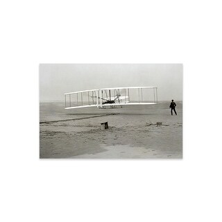 The Wright Brothers - First Flight Print On Acrylic Glass by Kitty Hawk ...