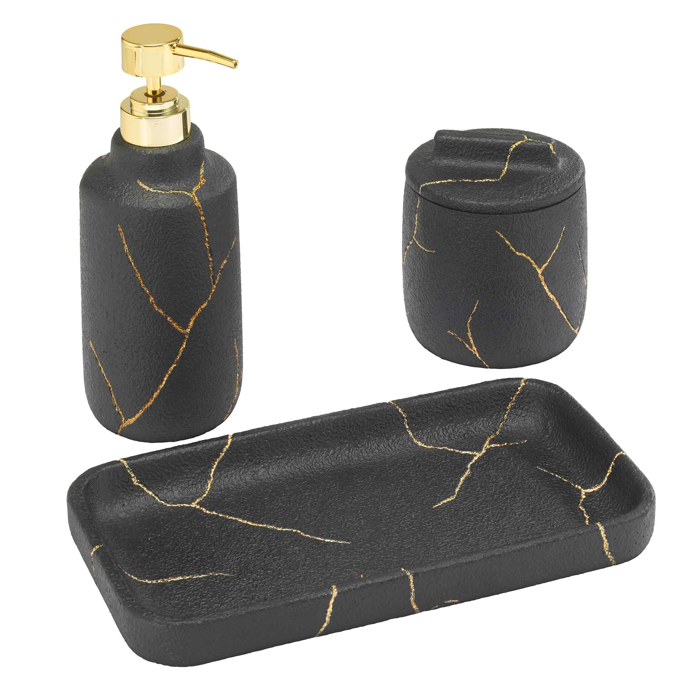 Black Bathroom Accessory Sets - Bed Bath & Beyond