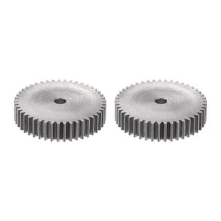 2pcs Spur Gear 6mm Inner Hole Gear 45T Mod 1 Carbon Steel Motor Gear ...