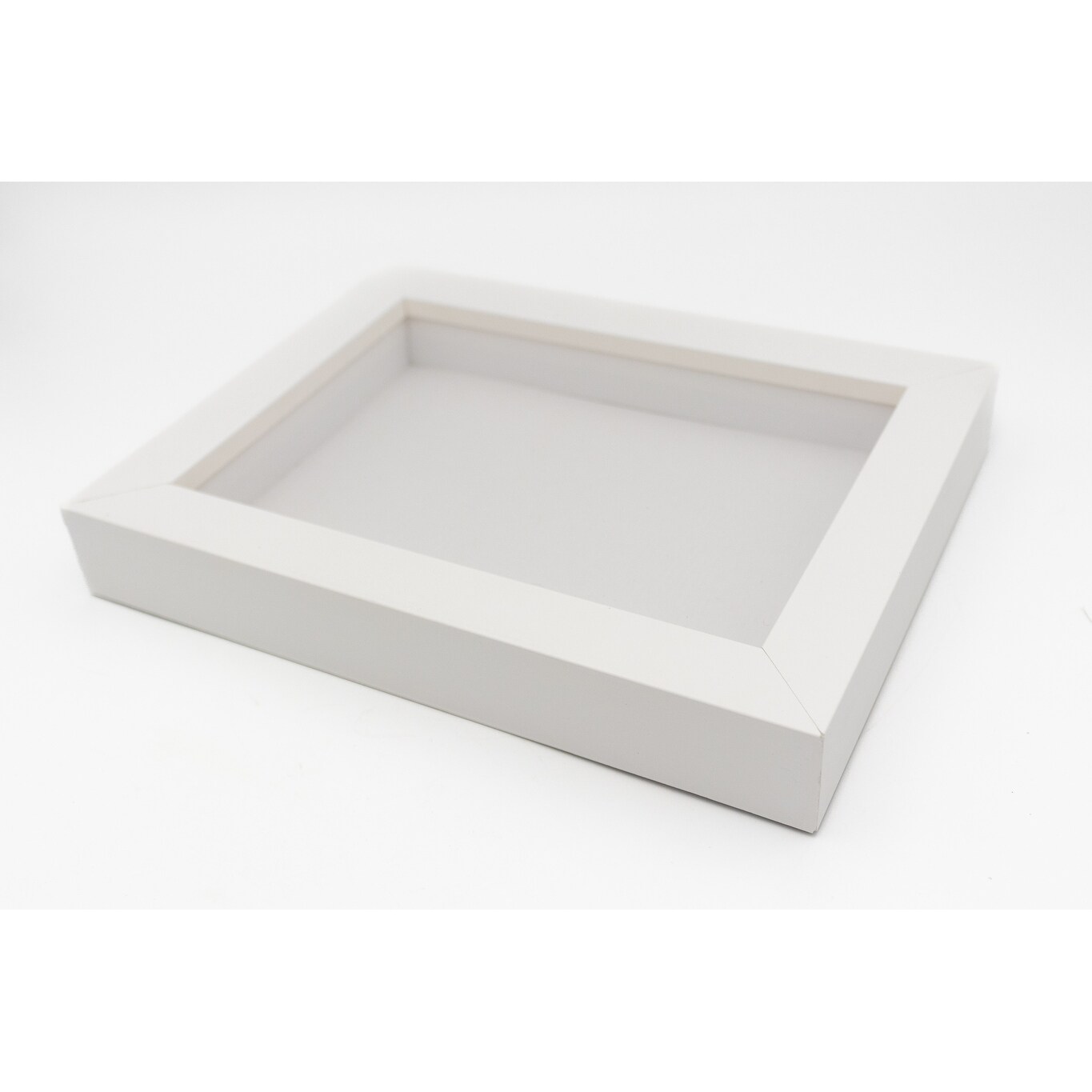 white square box frame