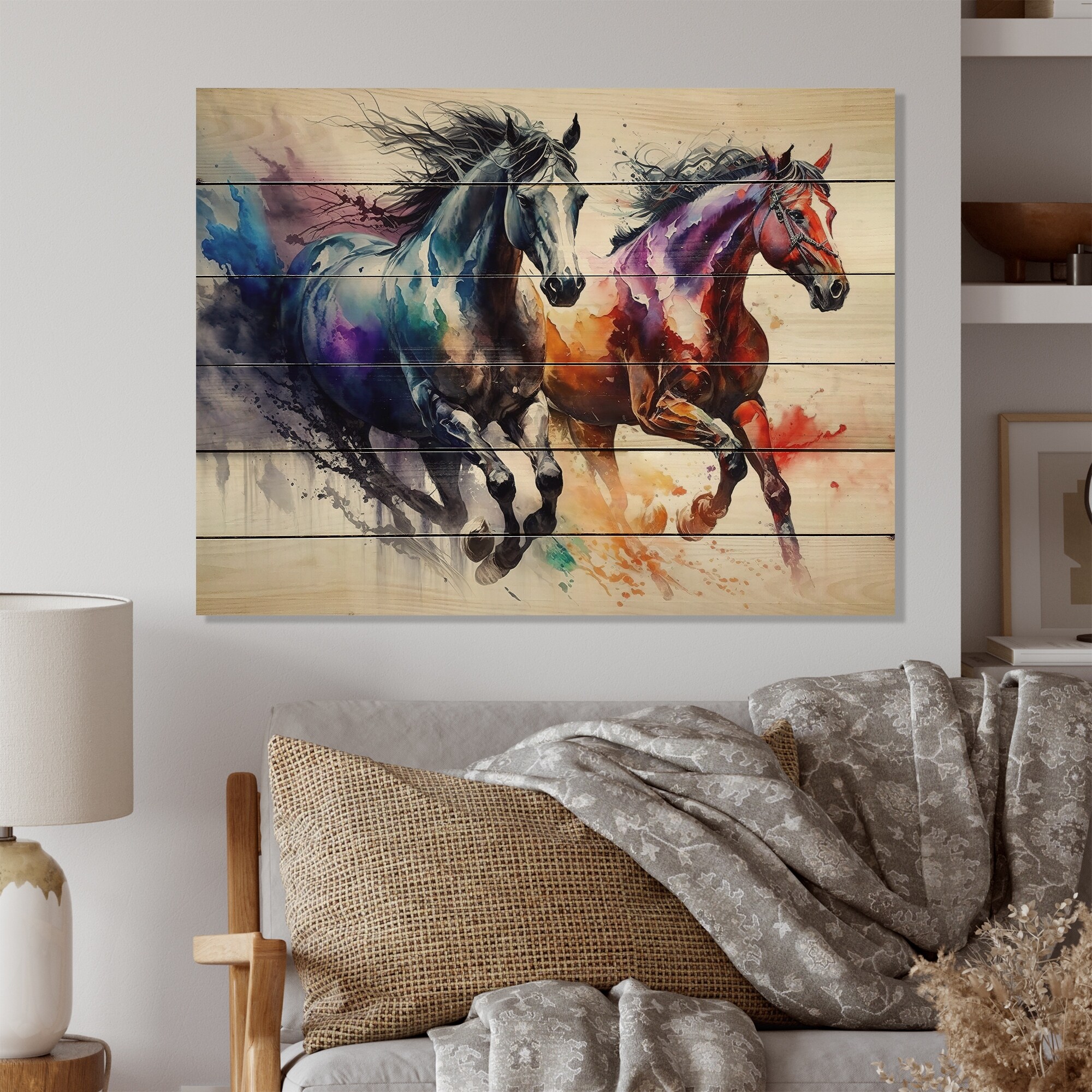 Running Horses Wall Decor