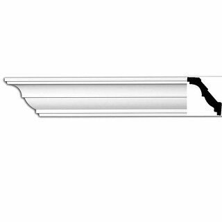 Cornice White Urethane 3 3/8âundefinedundefined H Holly Springs Simple ...