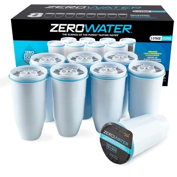 Replacement Filter, 5-Stage Filter Replacement 0 TDS for Improved Tap ...