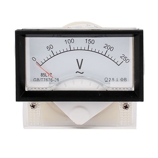 AC 0-250V Class 2.5 Analog Panel Volt Voltage Meter Voltmeter Gauge - AC 0-250V - Bed Bath ...