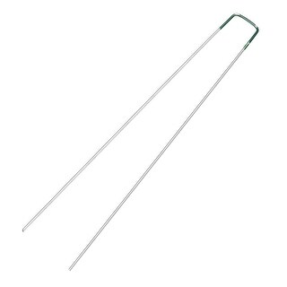 U-Shaped Garden Staples Pegs Ground U Pin 300mm 11.8-inch 3mm Dia ...