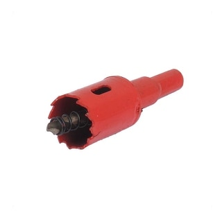 22mm Toothed BI Metal Hole Saw Cutter Drill Bit Kit for Aluminum Iron ...