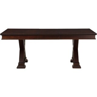 78" Rectangular Dining Table with Removable Leaf in Espresso - Bed Bath ...