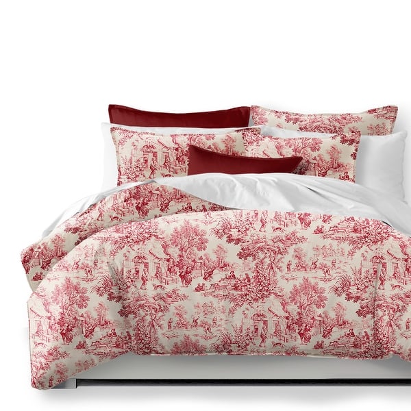 Maison Toile Red Comforter and Pillow Sham(s) Set - Bed Bath & Beyond - 36243111