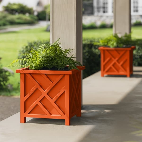 decorative rectangle planter