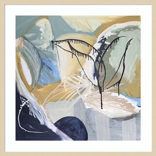 Whispers of Abstract Realms by Daph Haus Wood Framed Wall Art Print ...