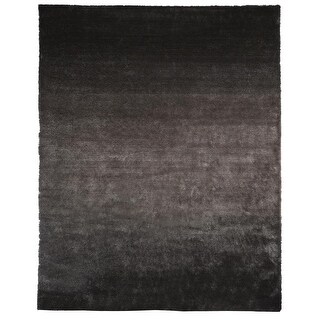 2' X 3' Gray And Black Shag Tufted Handmade Area Rug - 3'6" - Bed Bath ...