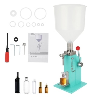 Manual Liquid Filling Machine with Large Funnel, 5-50ml Adjustable ...