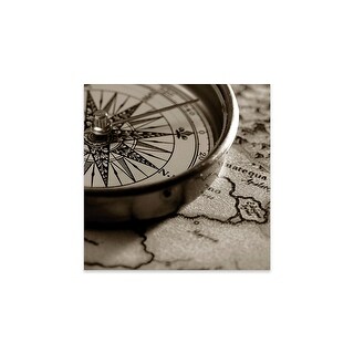 Compass Print On Acrylic Glass by PhotoINC Studio - Bed Bath & Beyond ...