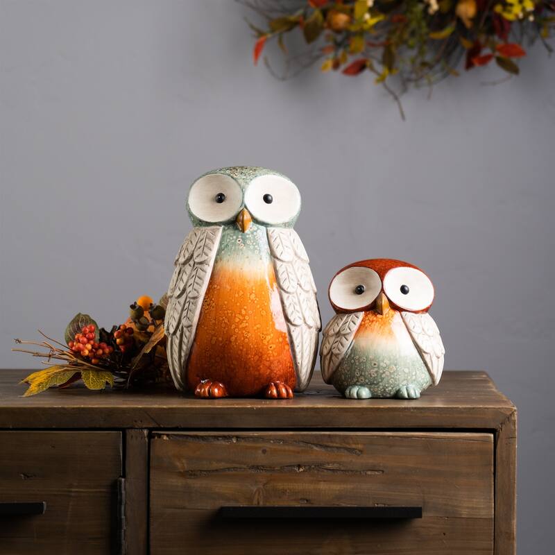 Terracotta Owl (Set of 4) - On Sale - Overstock - 36625422