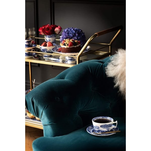 Spode Blue Italian Hexagonal Vase - On Sale - Bed Bath & Beyond - 38237187