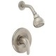 PROFLO 1.75 GPM Single Function Shower Head with Single Handle Valve ...