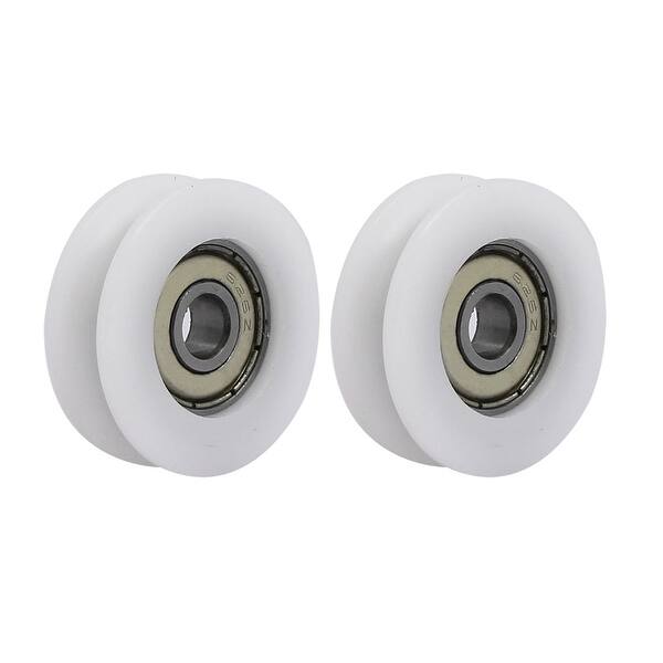 30mmx6mmx10mm Nylon U Groove Bearing Pulley Sliding Converyor Wheel ...