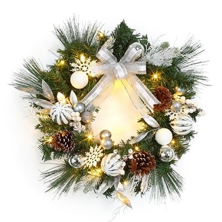 24 Inch Christmas Wreath - Bed Bath & Beyond - 38916336