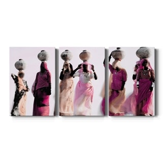 Thar Desert Women- Premium Gallery Wrapped Canvas - Ready to Hang - Bed ...