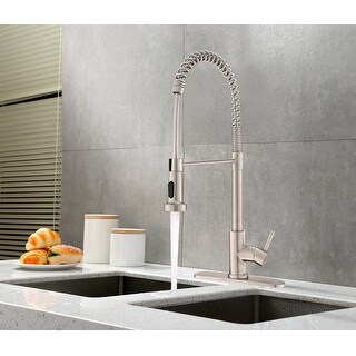 Commercial Modern Single Handle Spring High Kitchen Faucet - Bed Bath ...