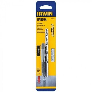 Irwin Tools 1765540 Hanson Self-Aligning Tap & Drill Set, 3/8" x 16 NC ...