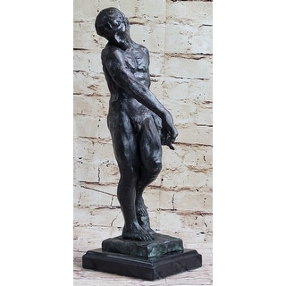 The Shade After Auguste Rodin - Bronze Statue Sculpture Of Adam On ...