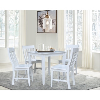30" x 30" Dining Table with 4 Chairs - 5 Piece Set - Bed Bath & Beyond ...