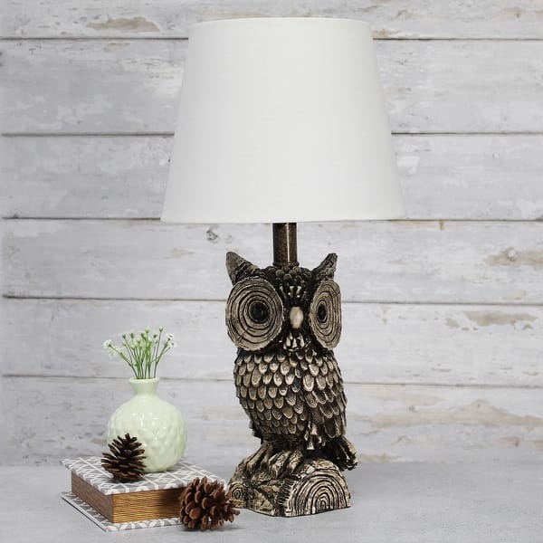 owl table lamp