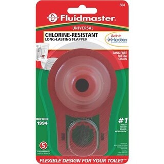 Fluidmaster Red Sure Fit Flapper 504 Unit: EACH - Bed Bath & Beyond ...
