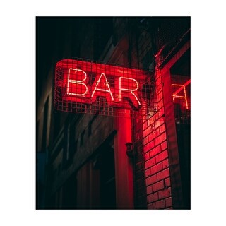 New York City BAR Photography Neon Signs Urban Art Print/Poster - Bed ...