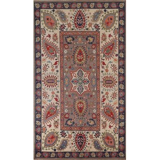 Traditional Kazak Oriental Wool Area Rug Handmade Living Room Carpet ...