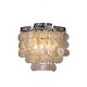 3-Light 13" Indoor Capiz Shell Flush Mount Ceiling Light Coastal ...