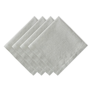 Solid Oversized Square Dining Napkins - 20" - Gray - Set of 4 - Bed ...