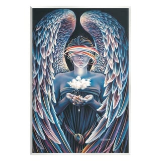 Stupell Surreal Angel Holding Cloud Wall Plaque Art by Sheila Wolk ...