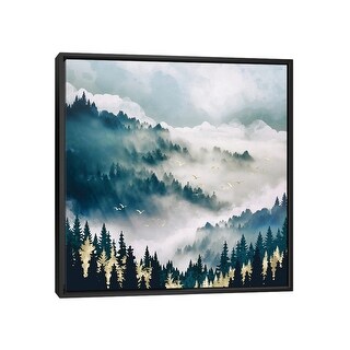 iCanvas "Misty Mountains" by SpaceFrog Designs Framed - Bed Bath ...