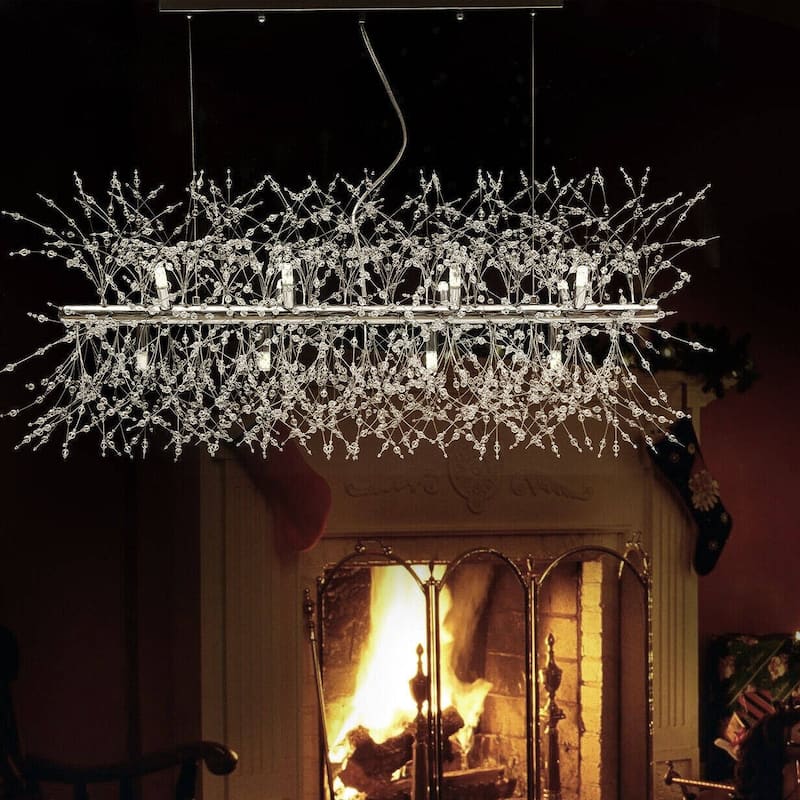 Modern Creative Linear Dandelion Chandelier Cable Adjustable - W36 ...