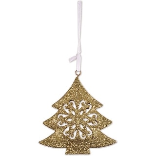 Gold Tree Ornament -Set of 4 - Bed Bath & Beyond - 41214226