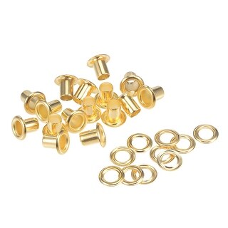 Grommets Eyelets with Washers Kit, Copper Grommet Chrome Plated for DIY ...