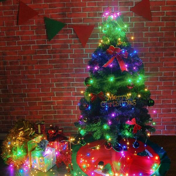 Fuji Labs 120L Mini LED 2-Meter 6-Strip Multi-Color Multi-Mode Battery ...